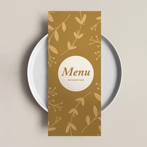 Custom Menu Card Printing | Print Menu Online