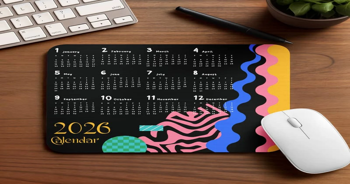 Personalize Your Mousepad Calendar Online At ARC Print | ARC Print